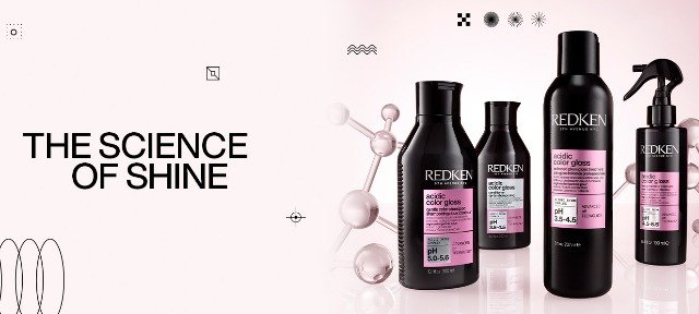 Hårpleie med acid color gloss: sjampo, balsam, masker | Redken
